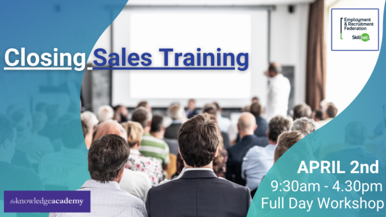 Closing Sales Training – Employment and Recruitment Federation